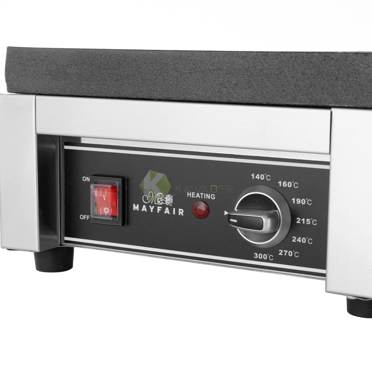 Mini Dutch Pancake Grill – Single From MAYFAIR - Silver