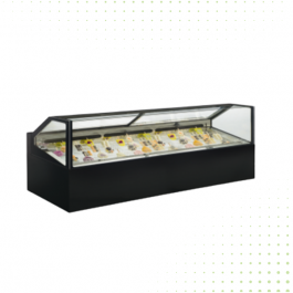 Horizontal Display Freezer– 180CM From PIOKIT - Black
